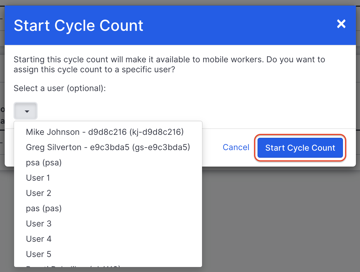 Starting Cycle Counts – Flexe