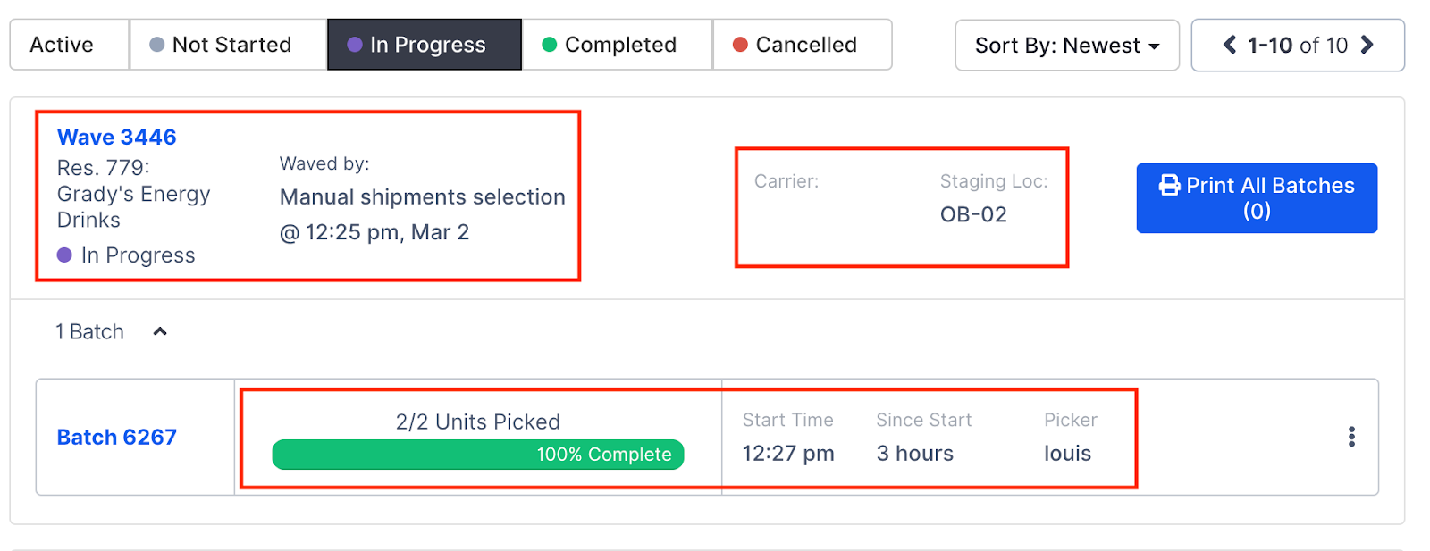 SFS Waves & Batches – Flexe