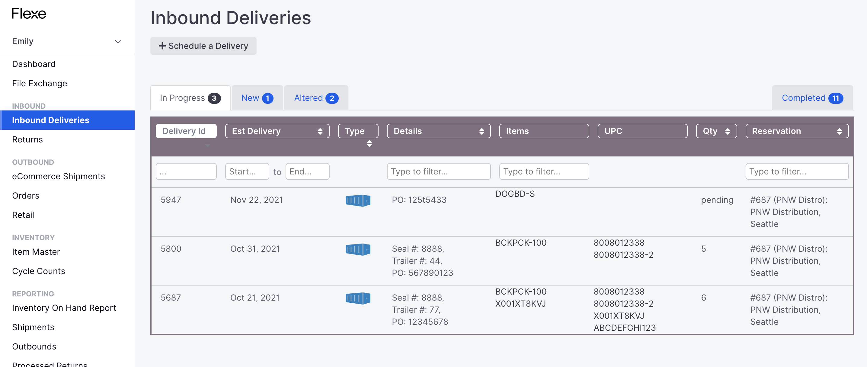 Inbound Delivery Basics for Shippers – Flexe