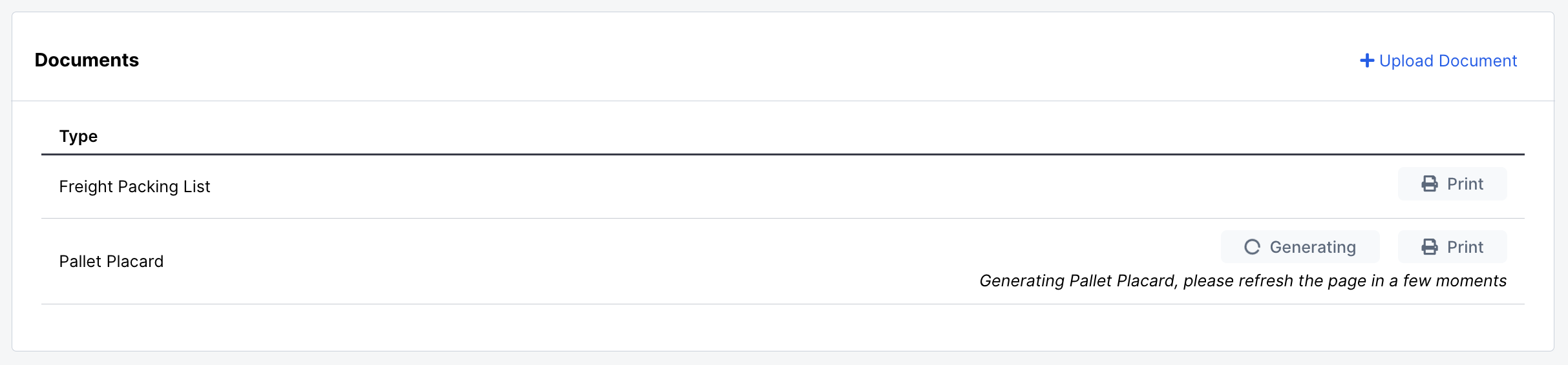 Printing Pallet Placards – Flexe