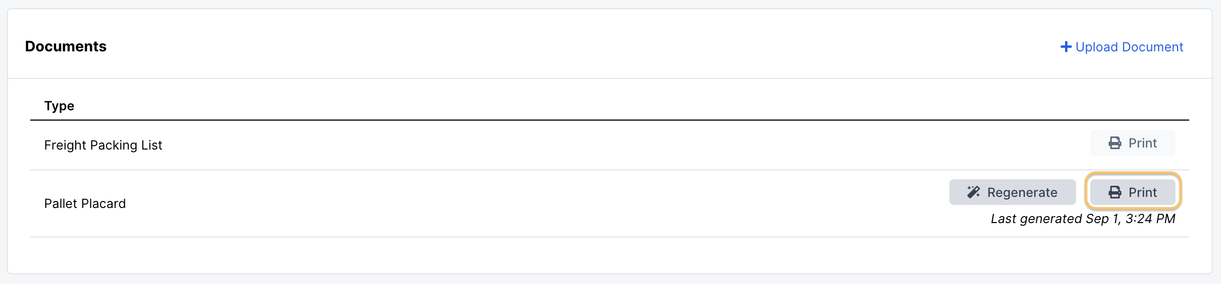 Printing Pallet Placards – Flexe