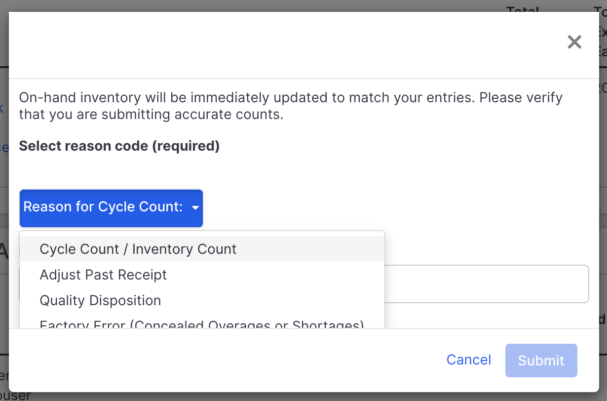 Reviewing & Approving Cycle Counts – Flexe