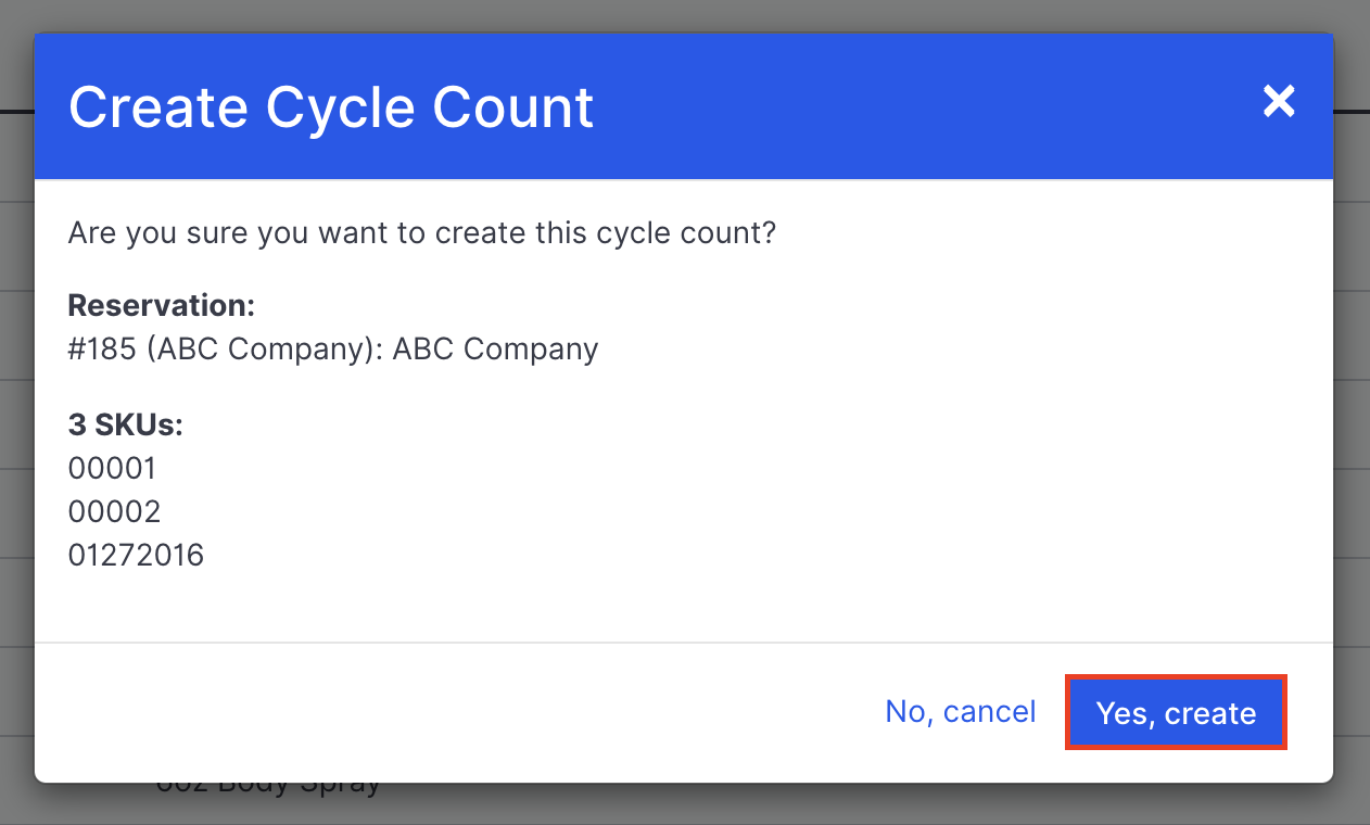 Creating SKU-Based Cycle Counts – Flexe
