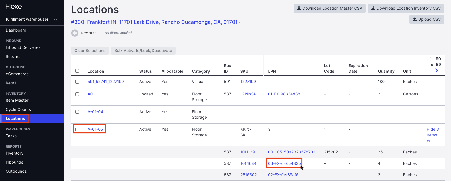 Reviewing Lost & Unexpected LPNs – Flexe