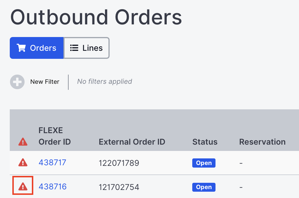 Order Issues & Errors – Flexe