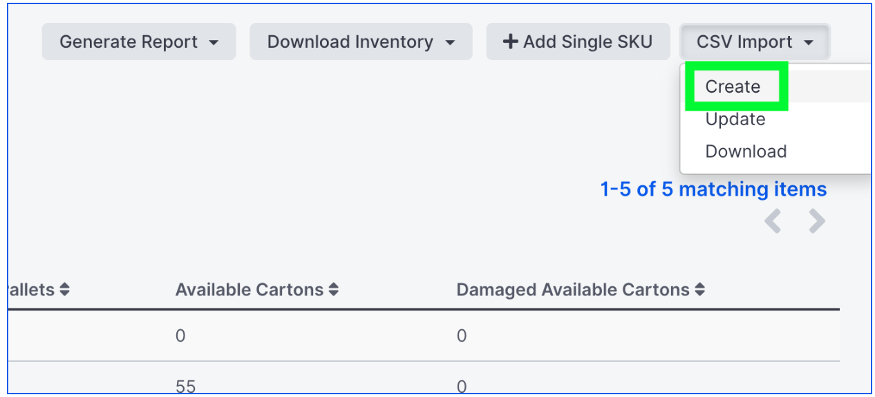 Item Master Setup – Flexe