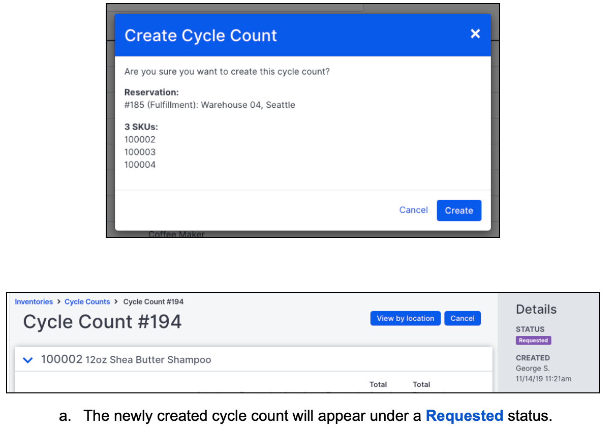 Cycle Counting (Shipper) – Flexe