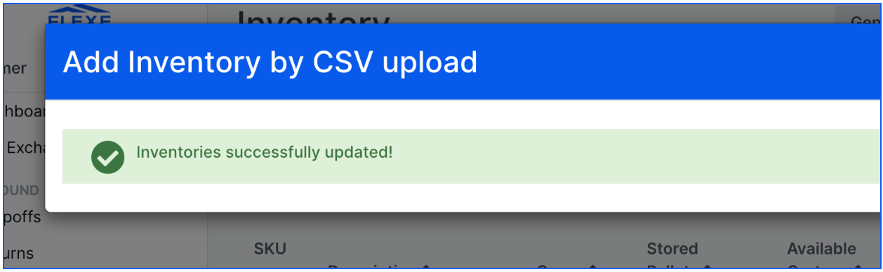 Item Master Setup – Flexe