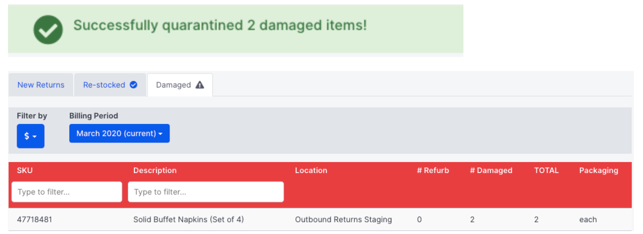 Inbound Returns Processing – Flexe