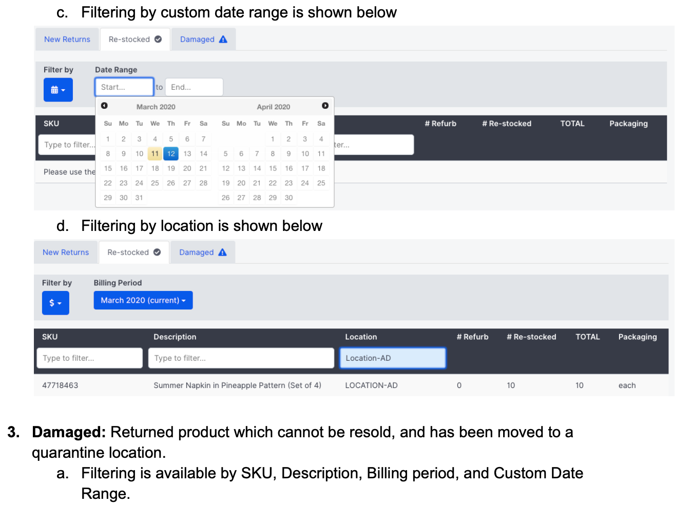 Inbound Returns Processing – Flexe