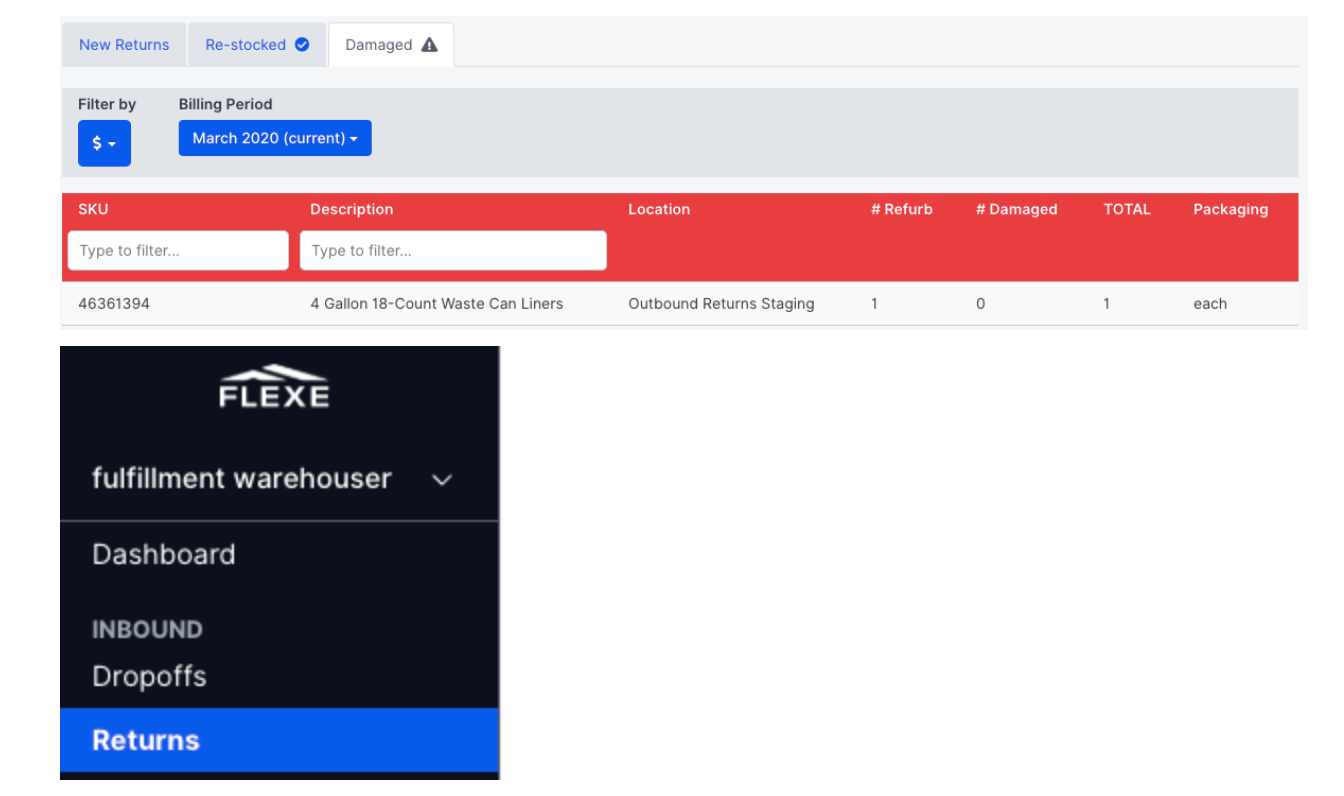 Inbound Returns Processing – Flexe