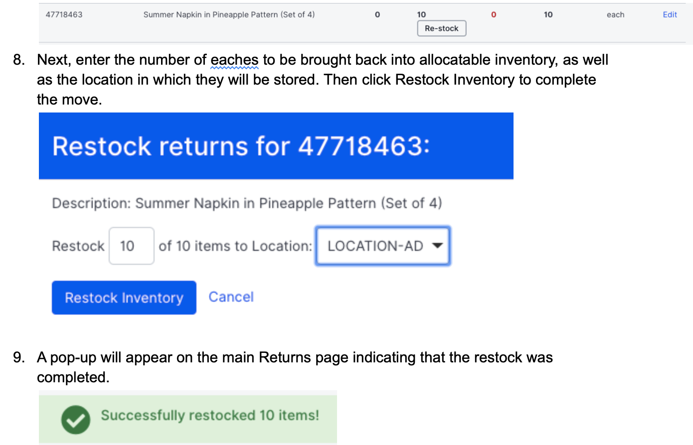 Inbound Returns Processing – Flexe