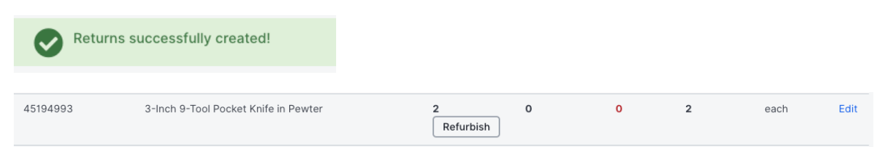 Inbound Returns Processing – Flexe