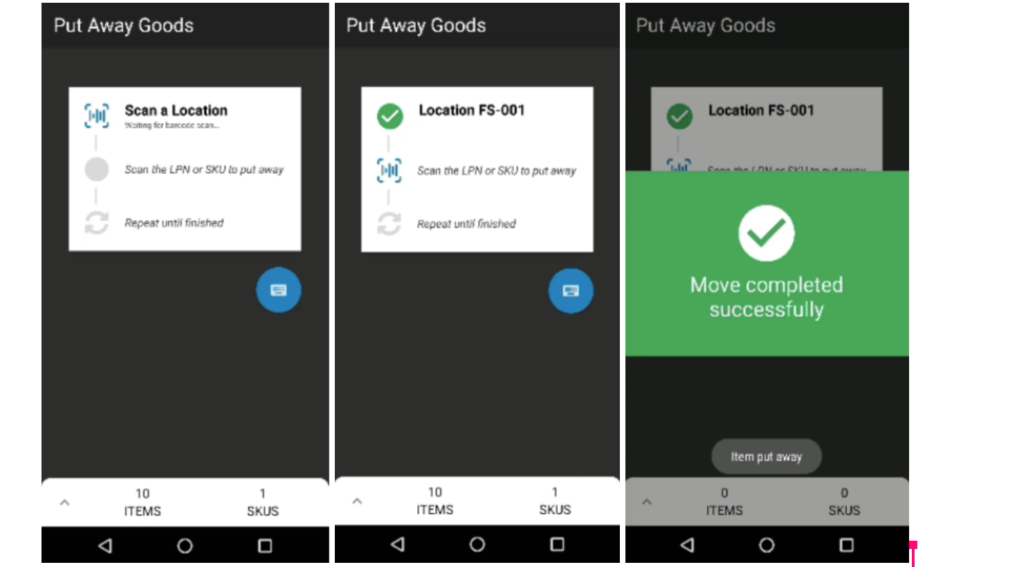 Putaway (Loose Goods) – Flexe