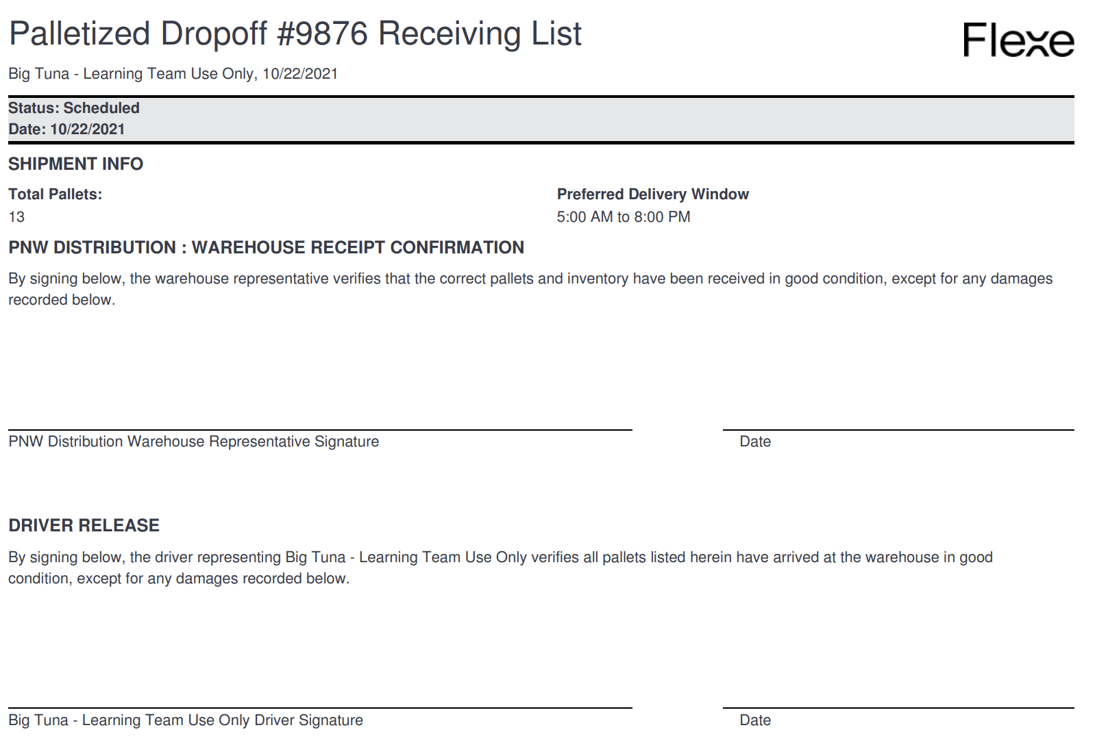 Receiving Loose Goods Inbounds – Flexe