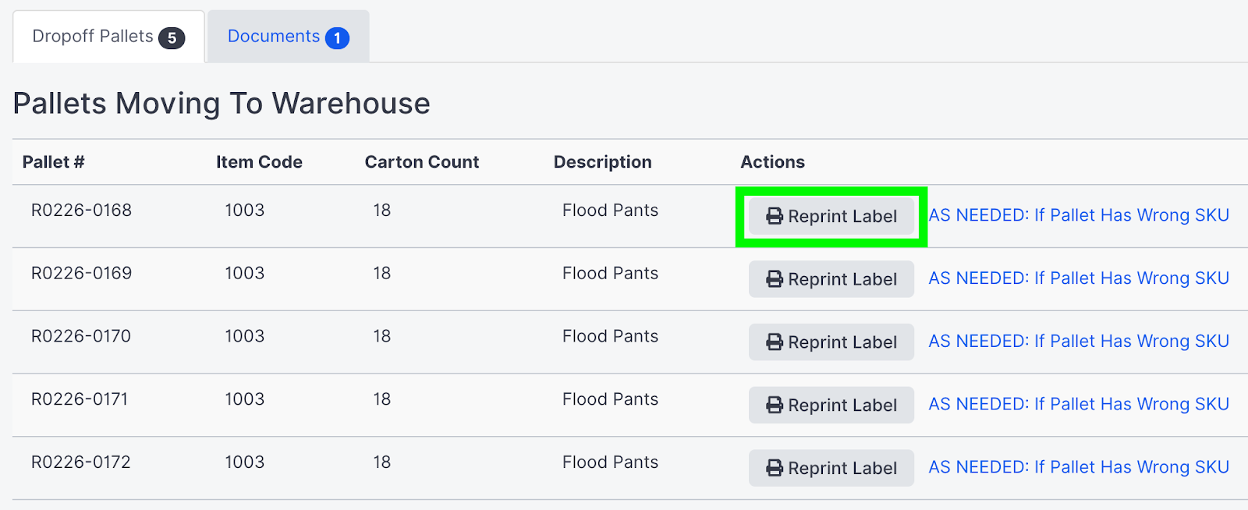Issues with Inbound Deliveries – Flexe