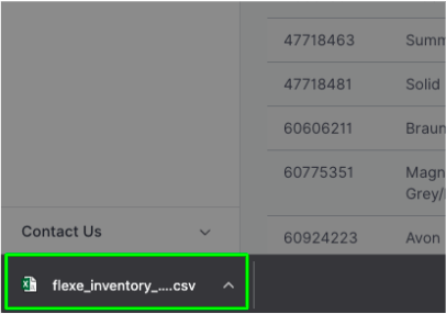 Item Master Setup – Flexe