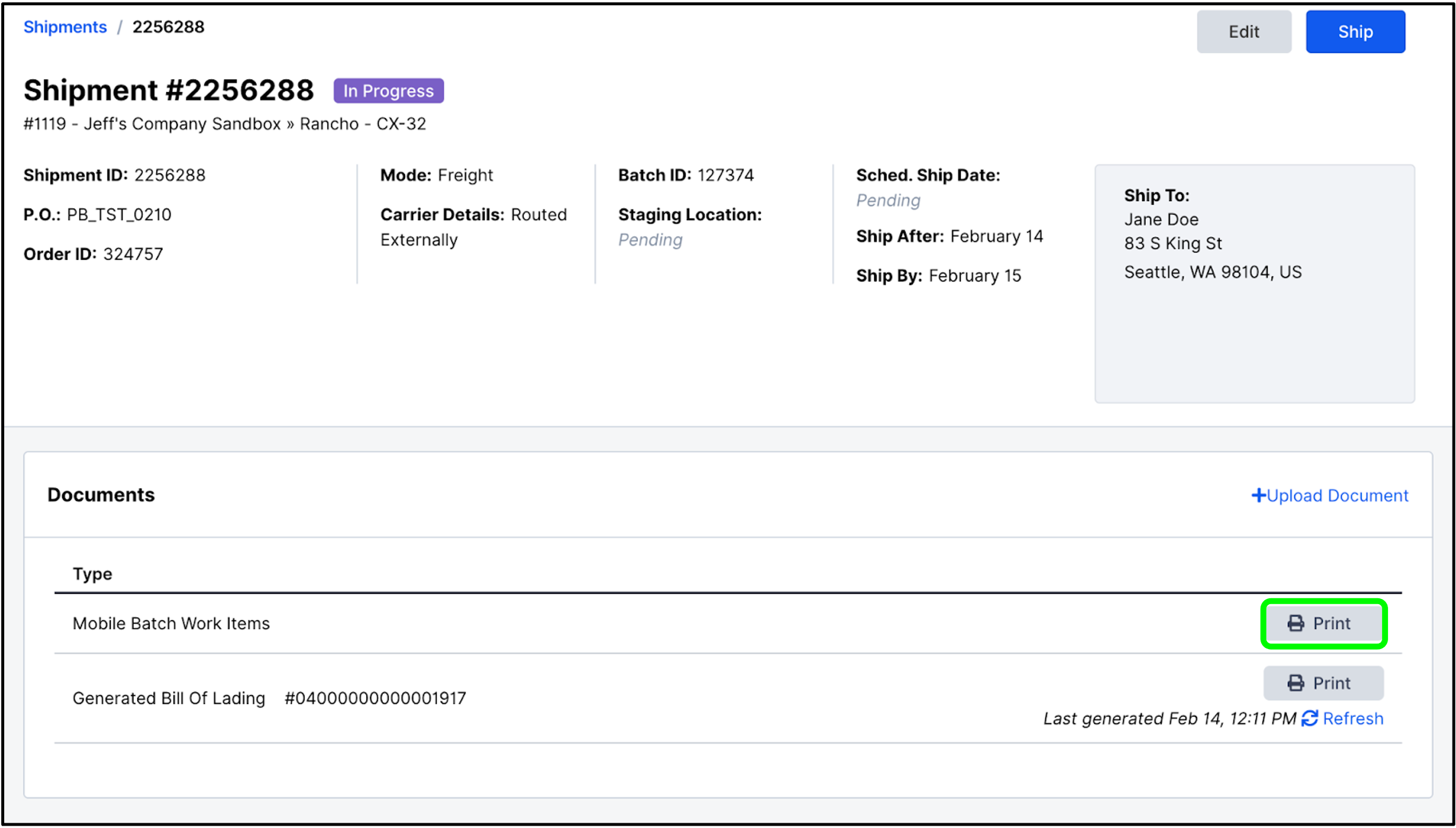 Picking & Completing Shipments – Flexe