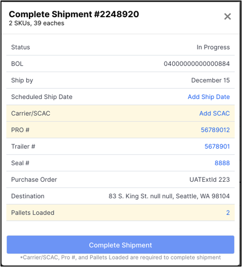 Picking & Completing Shipments – Flexe