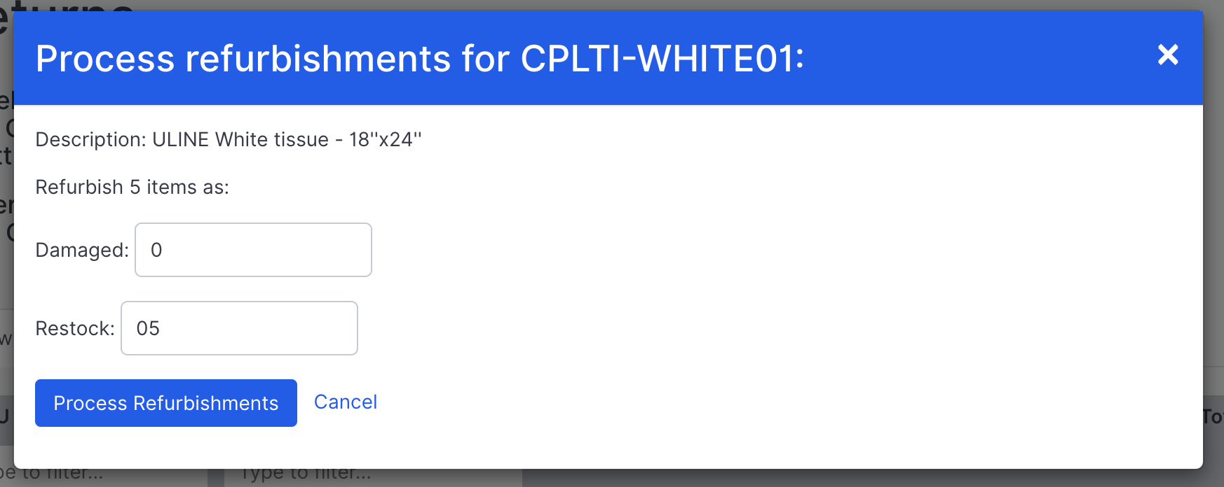 Inbound Returns Processing – Flexe