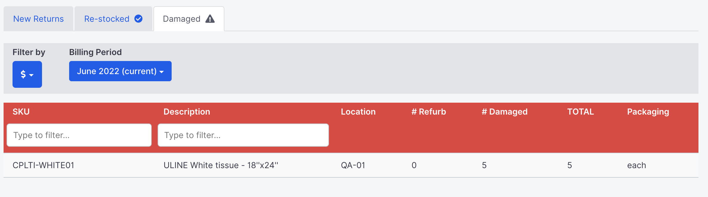 Inbound Returns Processing – Flexe