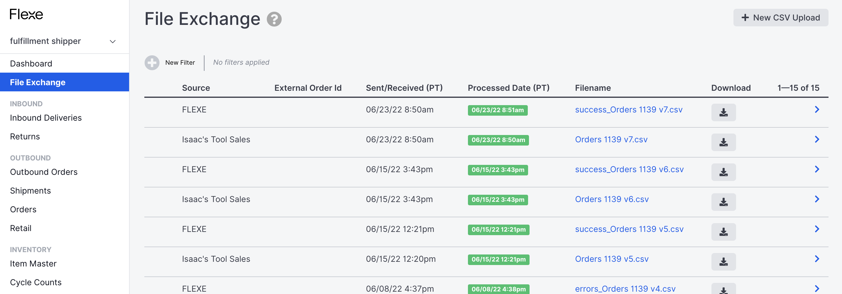Using File Exchange – Flexe