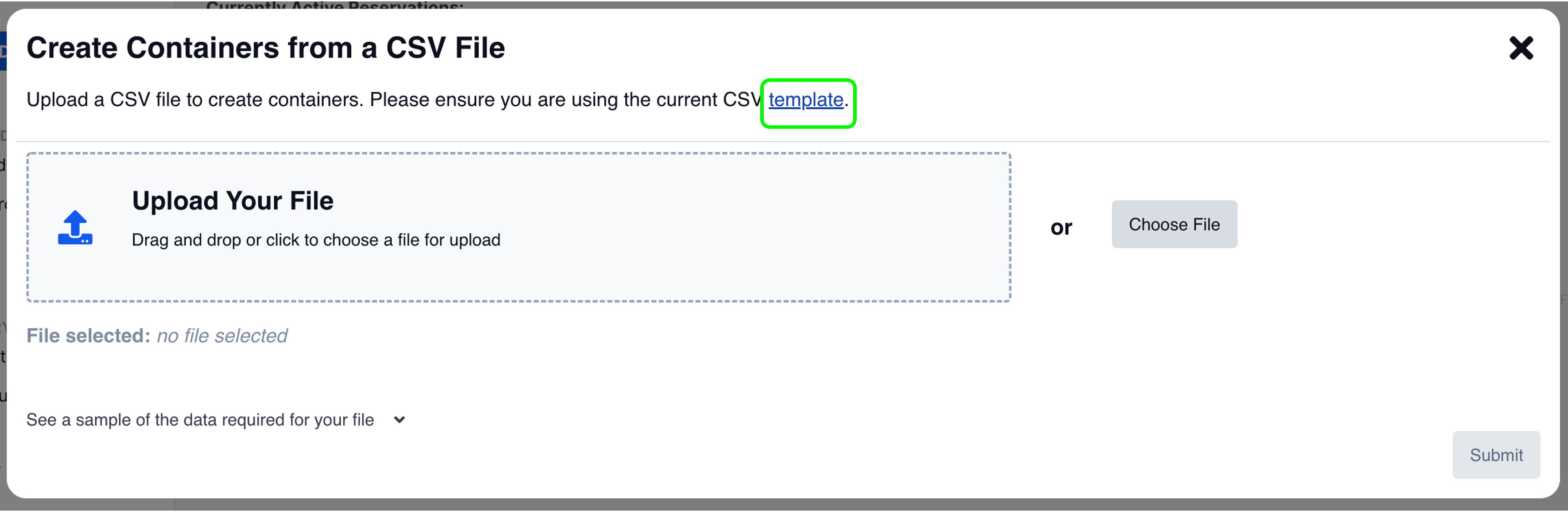 Creating Container Deliveries – Flexe