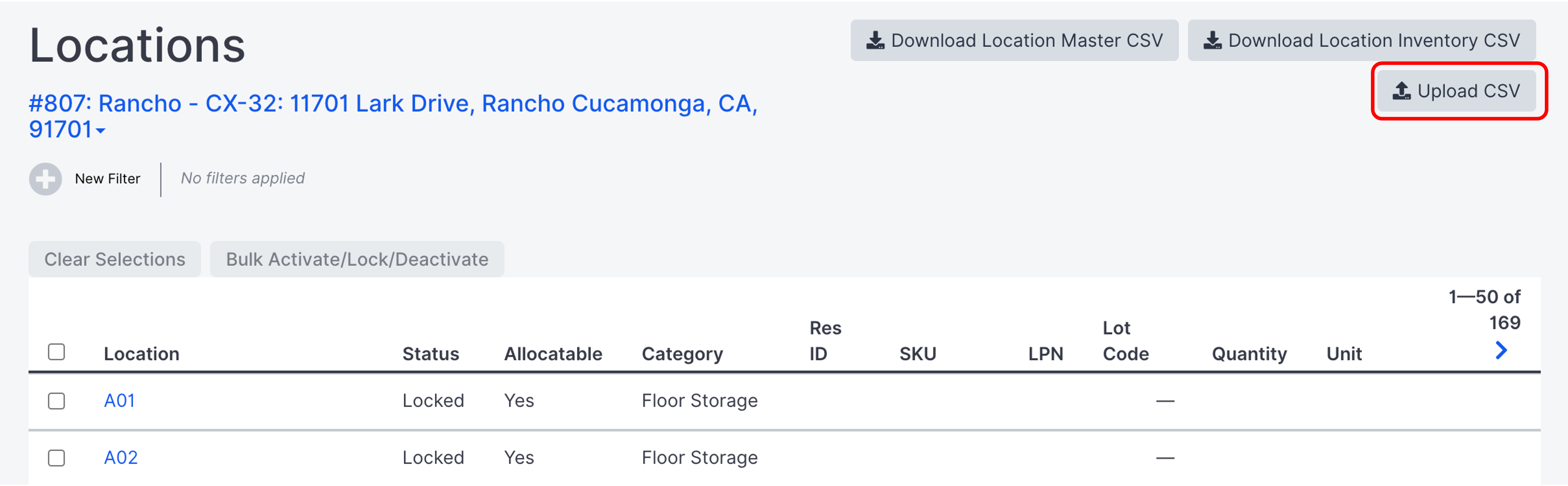 Creating Locations – Flexe