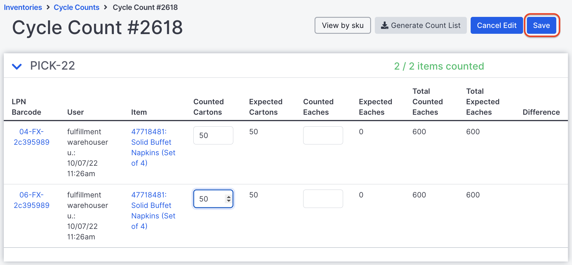 Performing Year-End Physical Inventories (Mobile) – Flexe