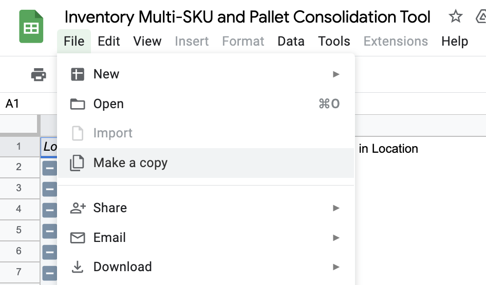 Creating SKU Consolidation Reports – Flexe
